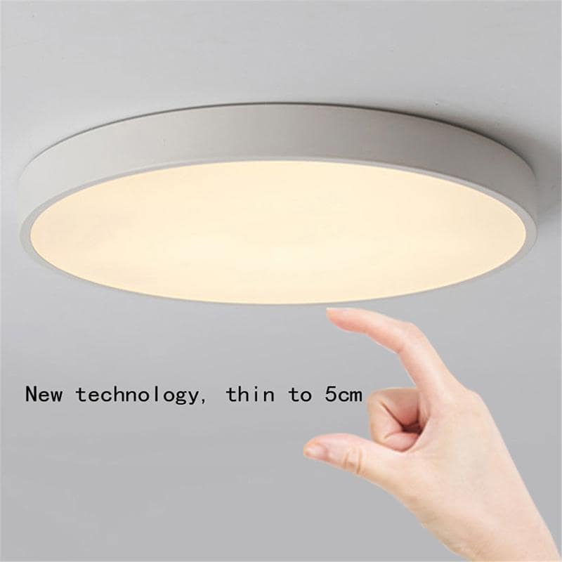 9 Inch Round LED Flush Mount Ceiling Light 8W Ultra-Thin Ceiling Lamps ...